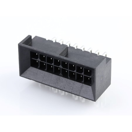 Molex Rectangular Power Connector, 16 Contact(S), Male, Solder Terminal, Receptacle 444281603 | Zoro